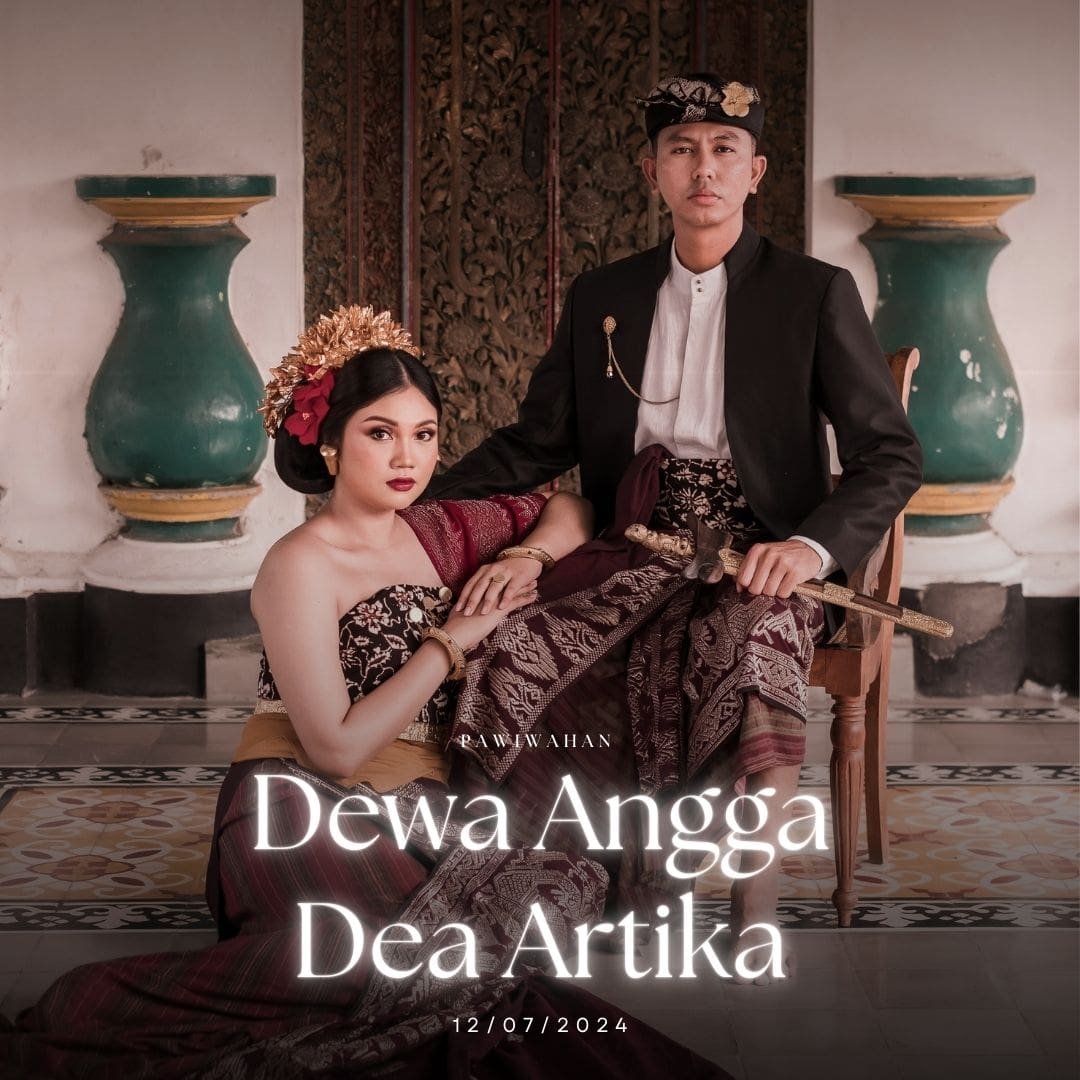 Pawiwahan Dewa Angga & Dea Artika - Undangan Digital Bali